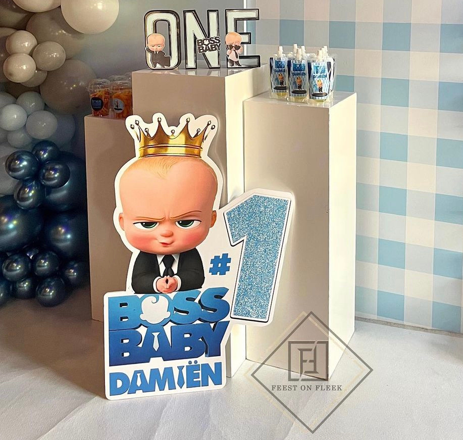Gepersonaliseerde grote Boss Baby cut-out foamboard – GOXXO