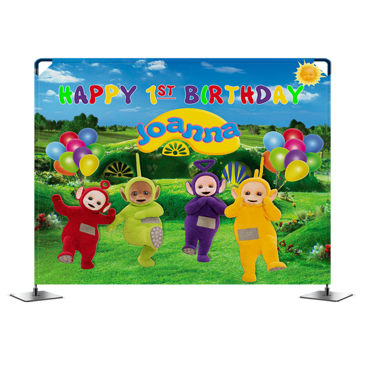 Gepersonaliseerde Teletubbies- banners, posters en spandoeken – GOXXO
